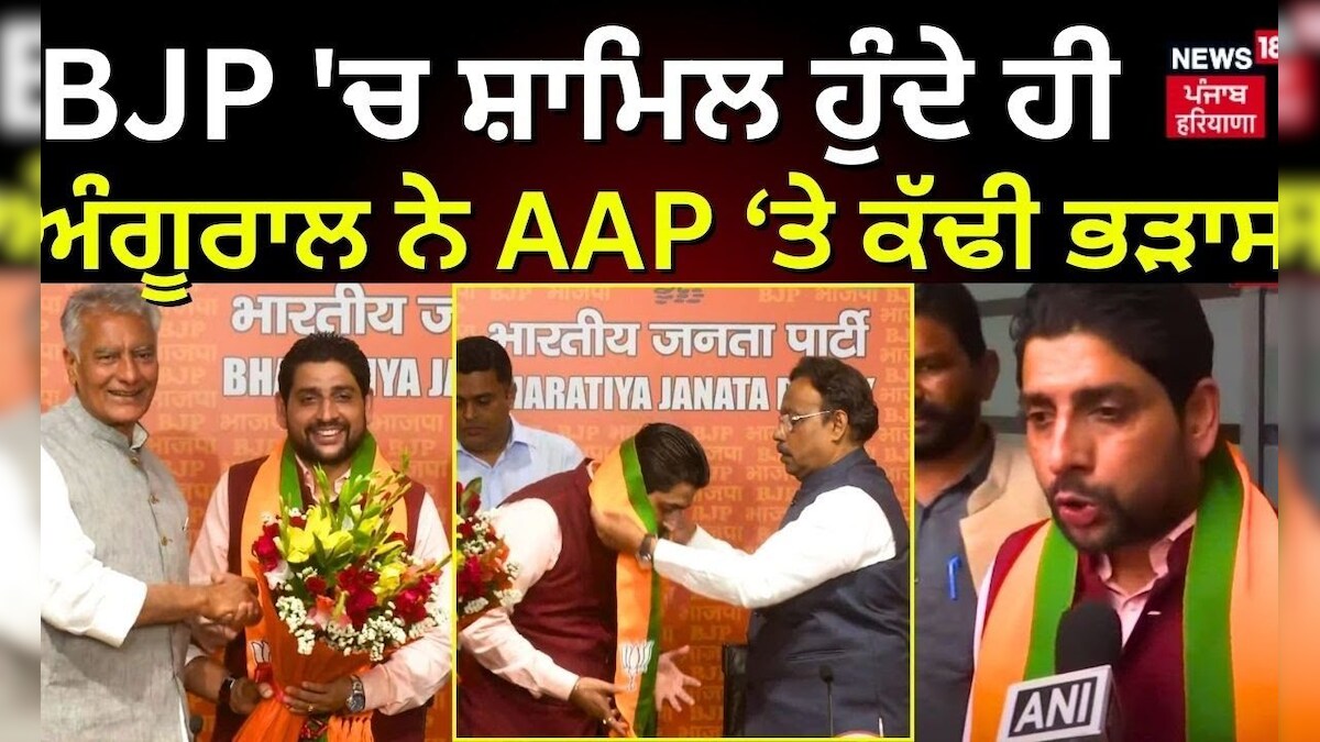 BJP 'ਚ ਸ਼ਾਮਿਲ ਹੁੰਦੇ ਹੀ MLA Sheetal Angural ਨੇ AAP ਤੇ ਕੱਢੀ ਭੜਾਸ | Punjab News | News18 Punjab