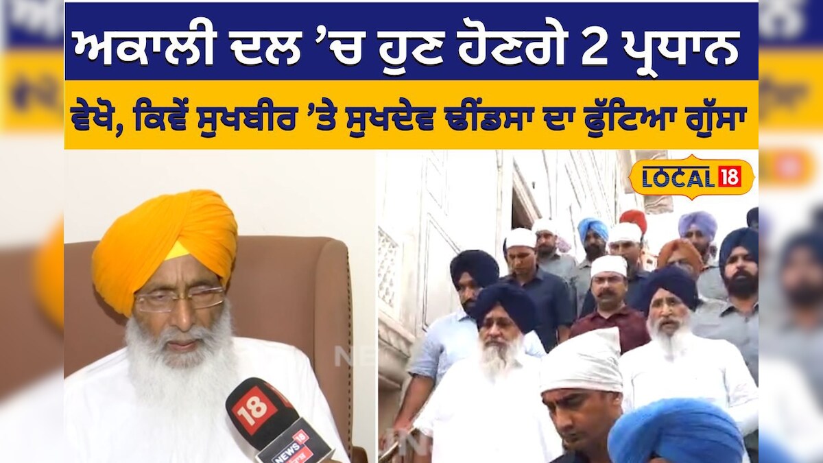 Will Akali dal now have two presidents see how Sukhdev Dhindsa erupted on Sukhbir Badal hdb ...