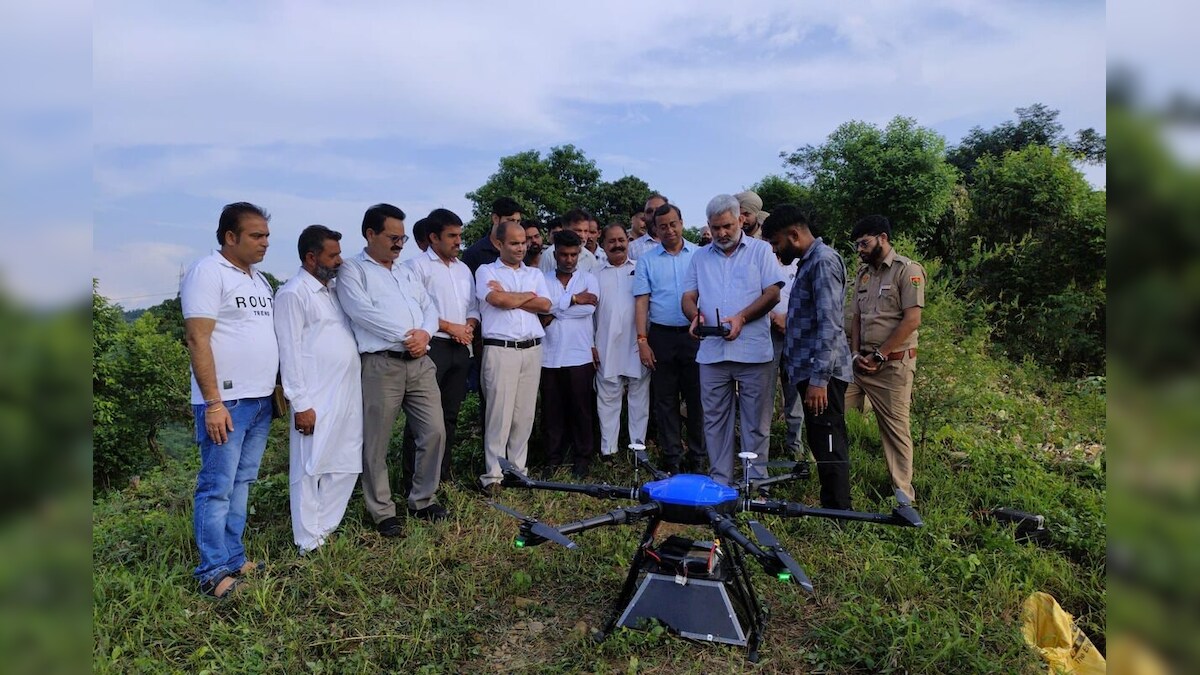 30 ਹੈਕਟੇਅਰ ਜੰਗਲ 'ਚ ਡਰੋਨ ਰਾਹੀਂ ਵੱਖ-ਵੱਖ ਕਿਸਮਾਂ ਦੇ ਬੀਜਾਂ ਦਾ ਛਿੜਕਾਅ, ਲਾਲ ...