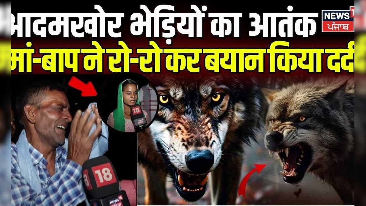 Bahraich Wolf Attack : आदमखोर भेड़ियों के आतंक, मां-बाप ने रो-रो कर ...