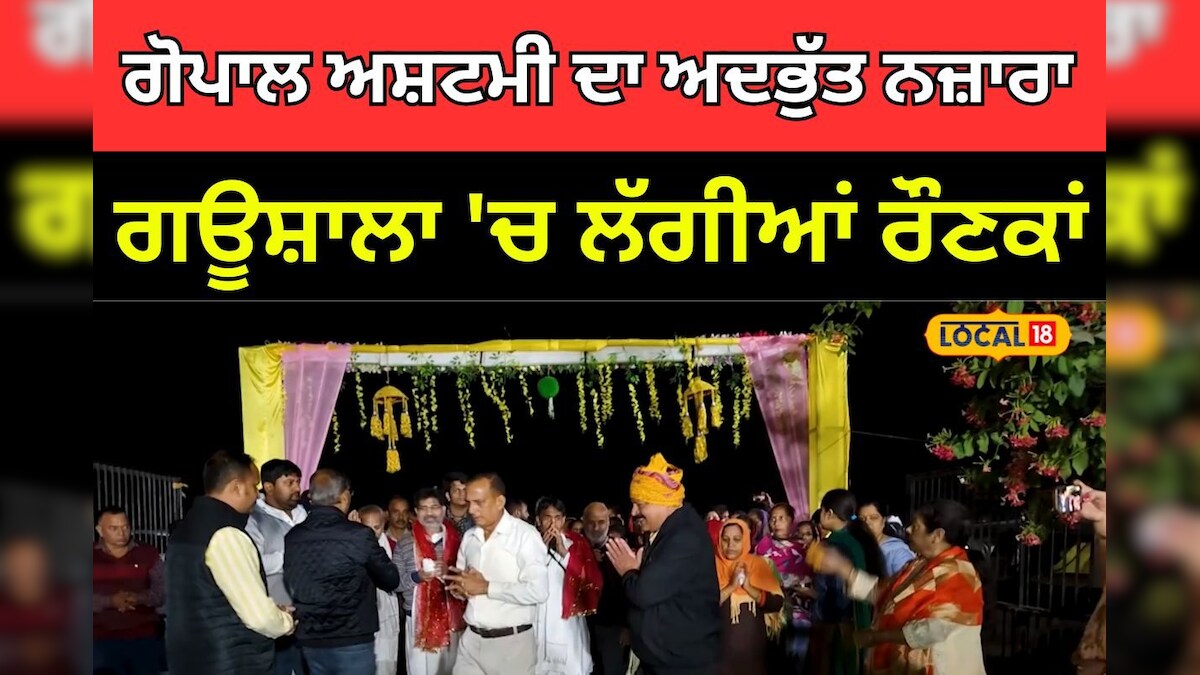 ਗੋਪਾਲ ਅਸ਼ਟਮੀ ਦਾ ਅਦਭੁੱਤ ਨਜ਼ਾਰਾ, ਗਊਸ਼ਾਲਾ 'ਚ ਲੱਗੀਆਂ ਰੌਣਕਾਂ, ਜਾਣੋ ਸਮੁੰਦਰ ...