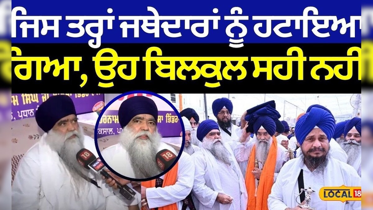Baba Harnam Singh Khalsa | 'ਜਿਸ ਤਰ੍ਹਾਂ ਜਥੇਦਾਰਾਂ ਨੂੰ ਹਟਾਇਆ ਗਿਆ, ਉਹ ...