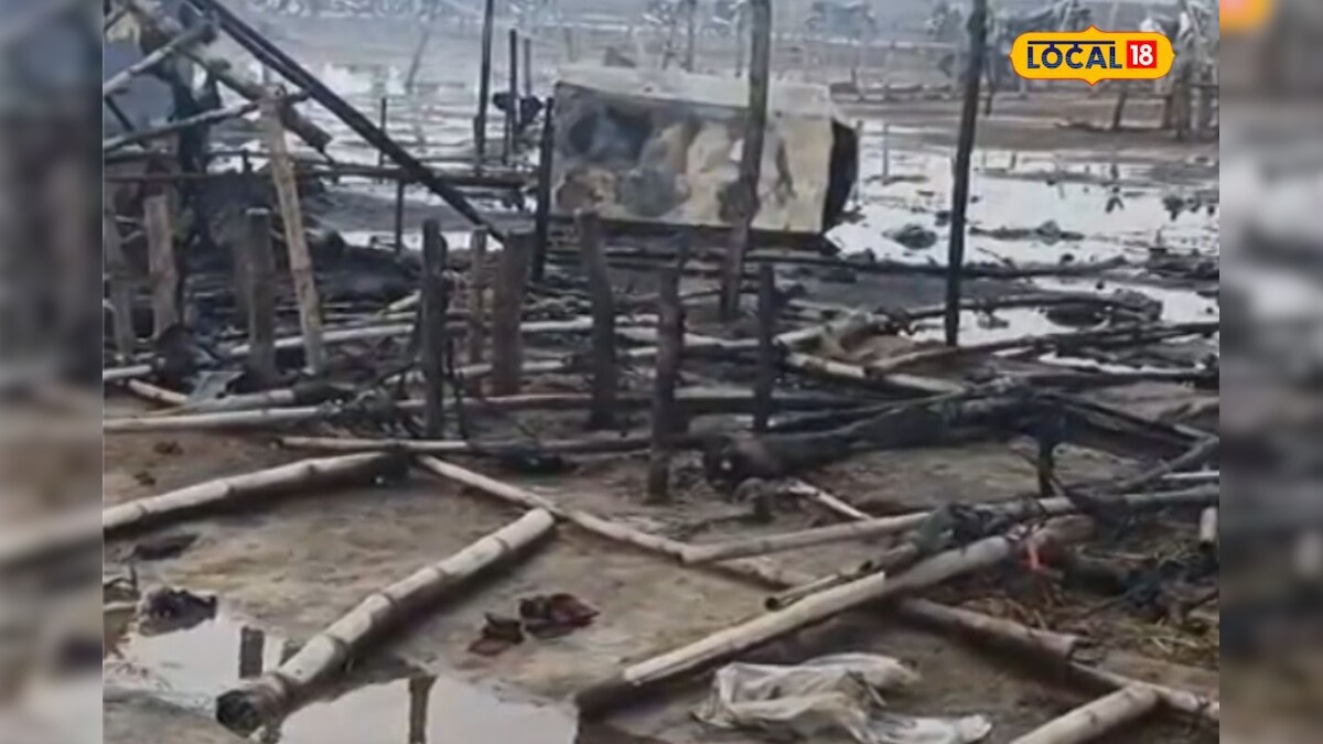Dairy cattle burnt alive15 goats caught fire heavy rain storm fire ...