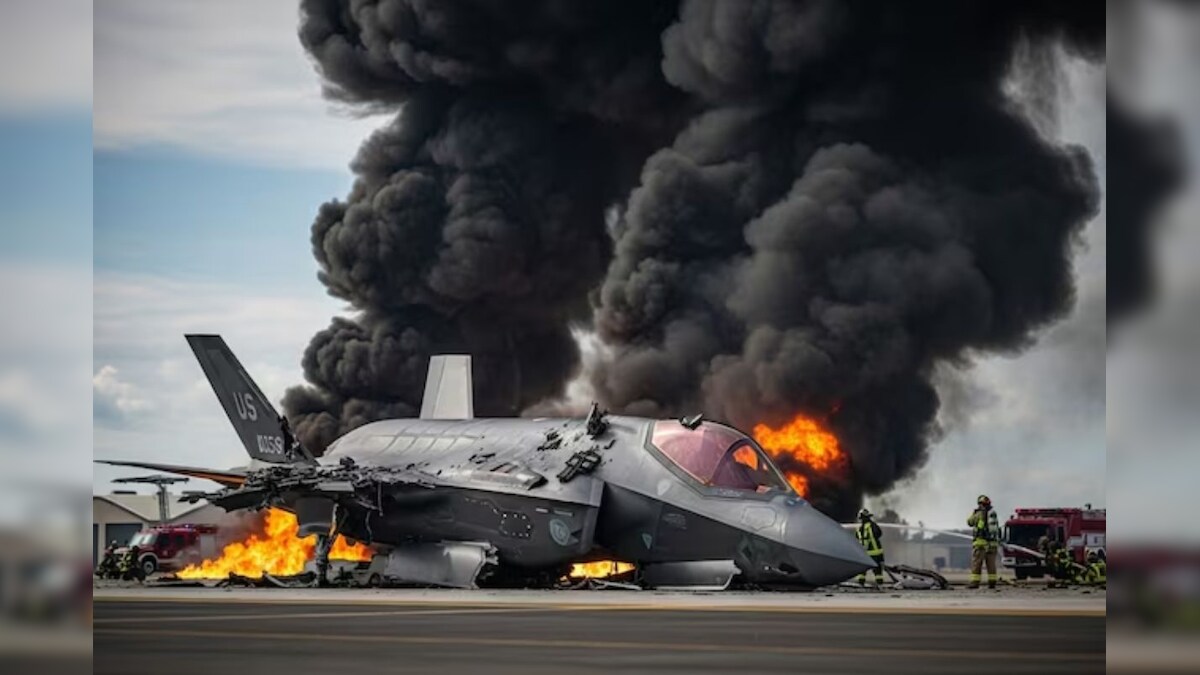 F- 35 Fighter Jet Crash : ਅਮਰੀਕਾ ਵਿਚ F-35 ਫਾਇਟਰ ਜੈੱਟ ਕਰੈਸ਼ ...