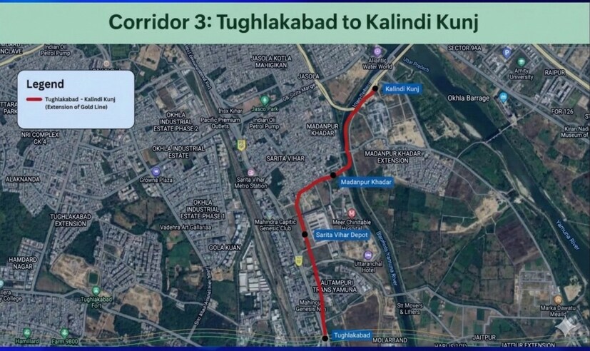 Delhi Metro Phase V Route Map: 3 New Corridors, From Aerocity to ...