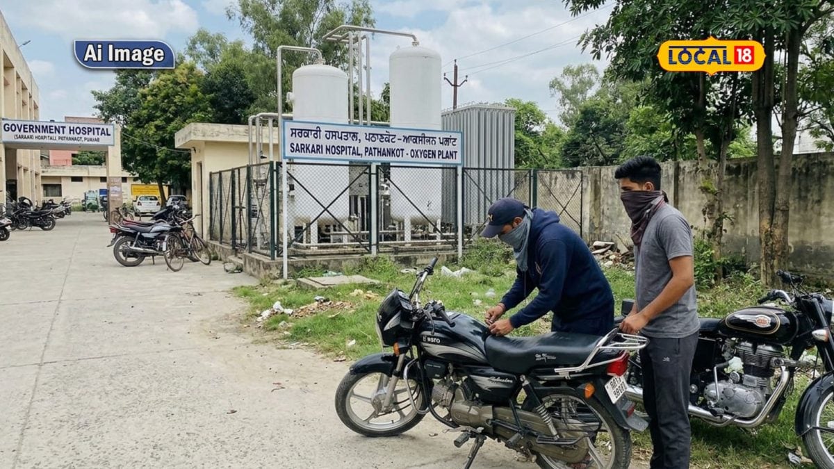 pathankot civil hospital bike theft cctv footage security lapse crime ...