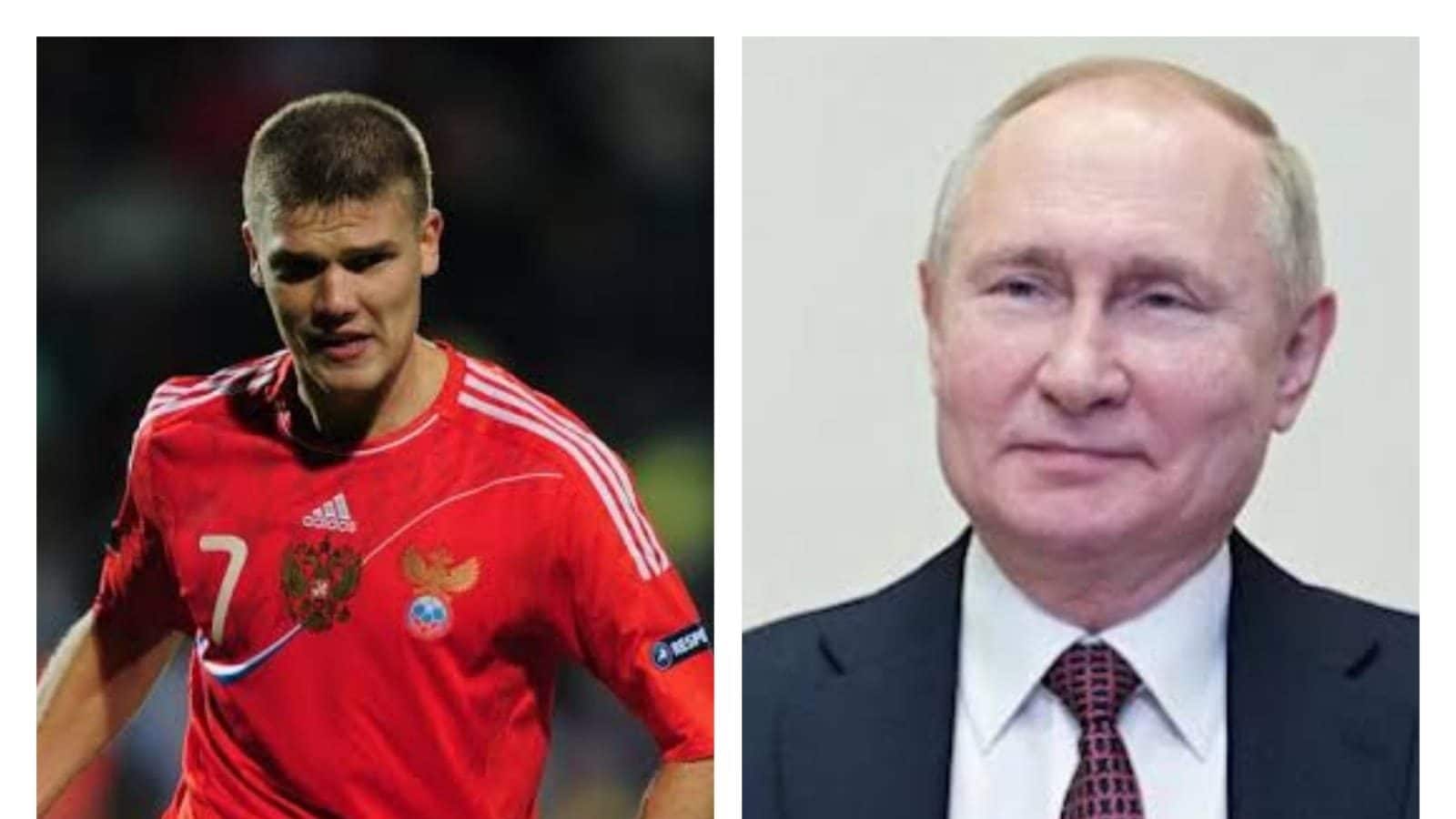 Former Russian football captain Igor Denisov urges President Vladimir ...