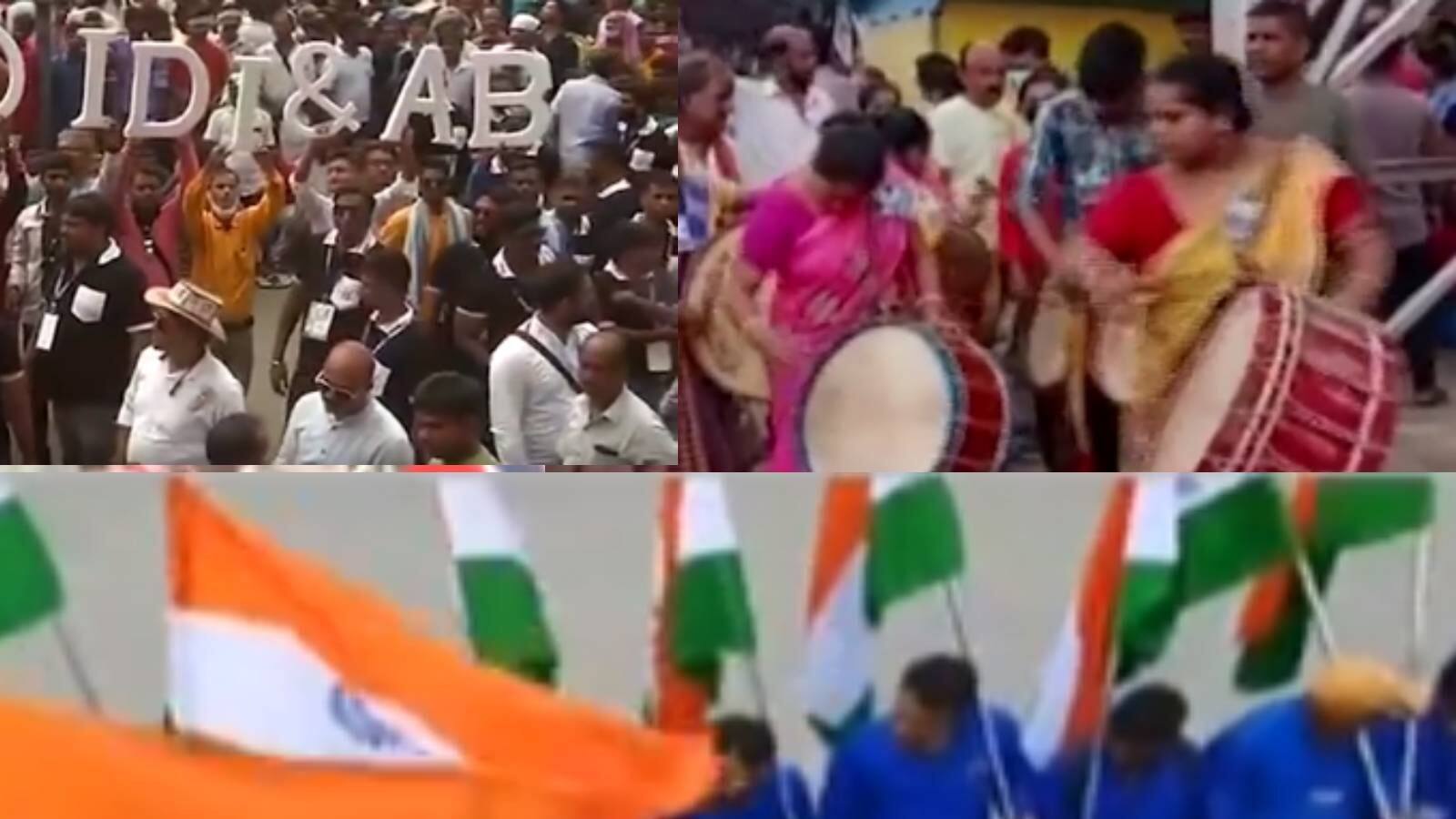 TMC 21 July Shahid Diwas Rally is tinted with hues of passion and sentiment arcবাহন-ট্যাবলো থেকে ...