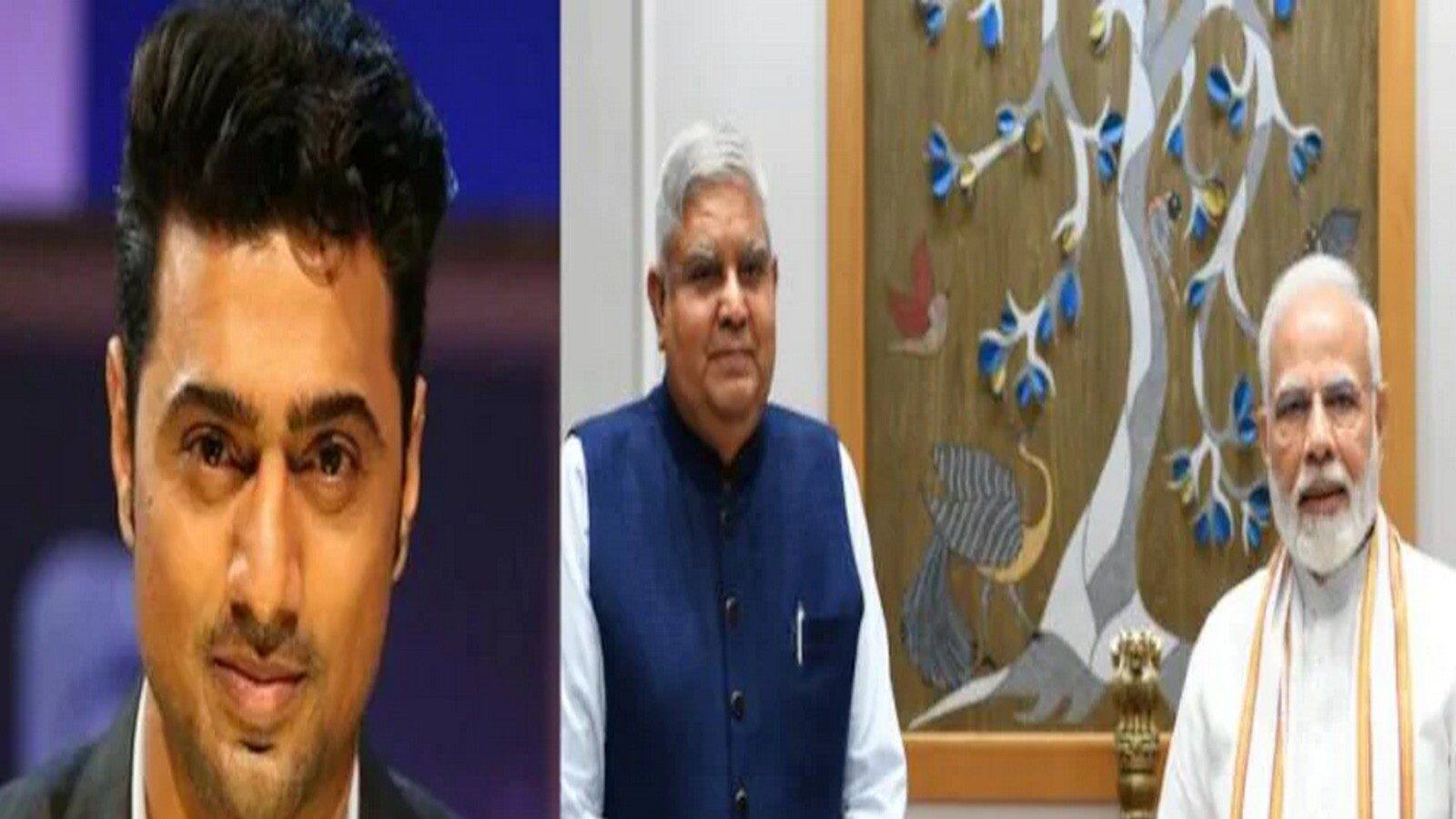 TMC MP Actor Dev Wishes Bengal Governor Jagdeep Dhankhar for Vice ...