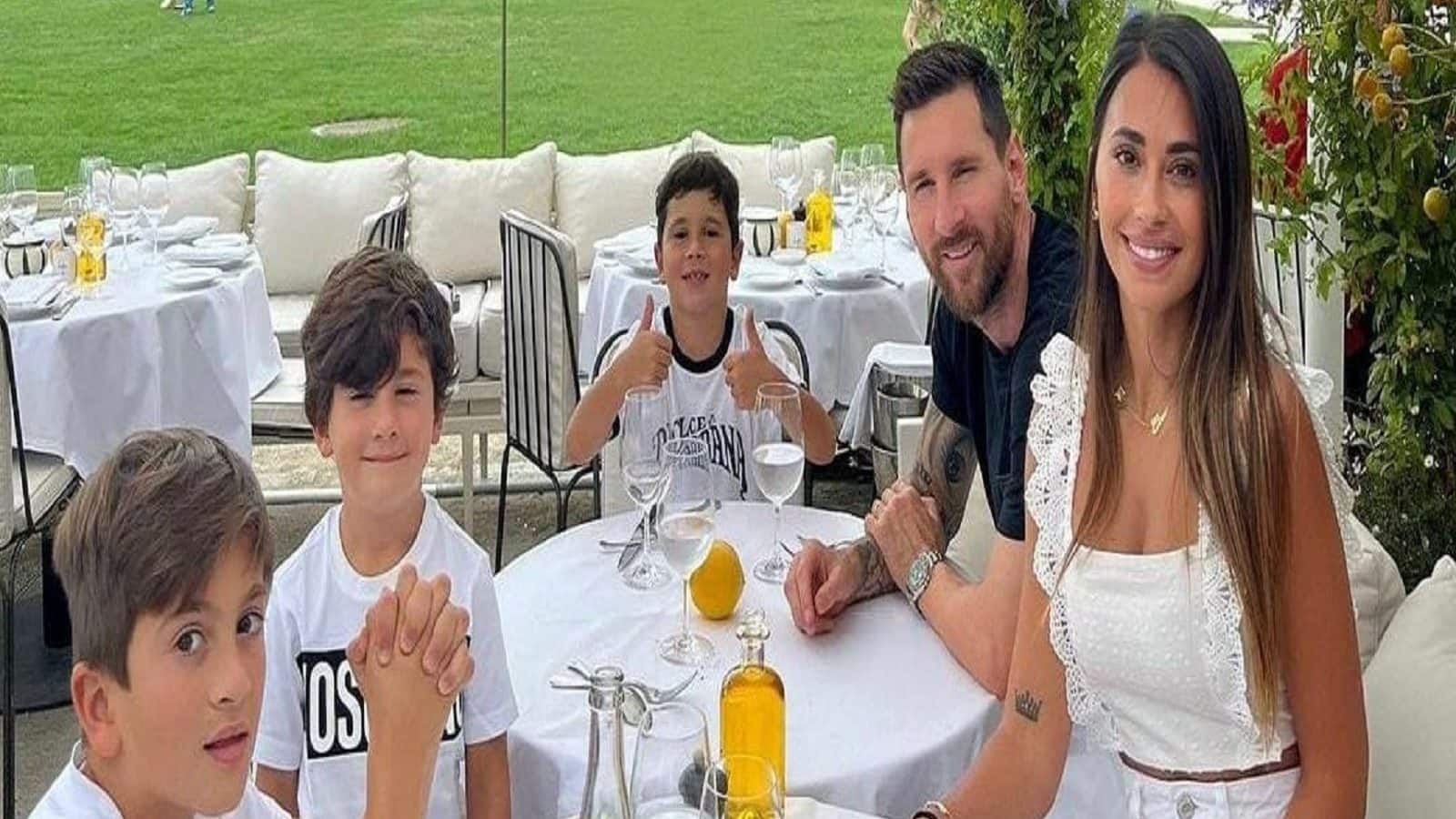 Lionel Messi three sons wants their dad to win Football World Cup ...