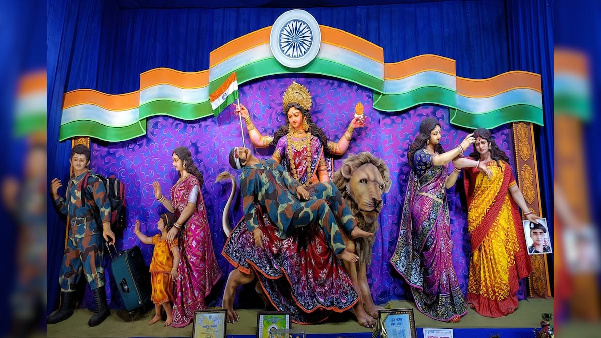 Nadia News: ভারত মাতা, মহিষমর্দিনী, অন্নপূর্ণা মাতা - নবদ্বীপের রাস ...