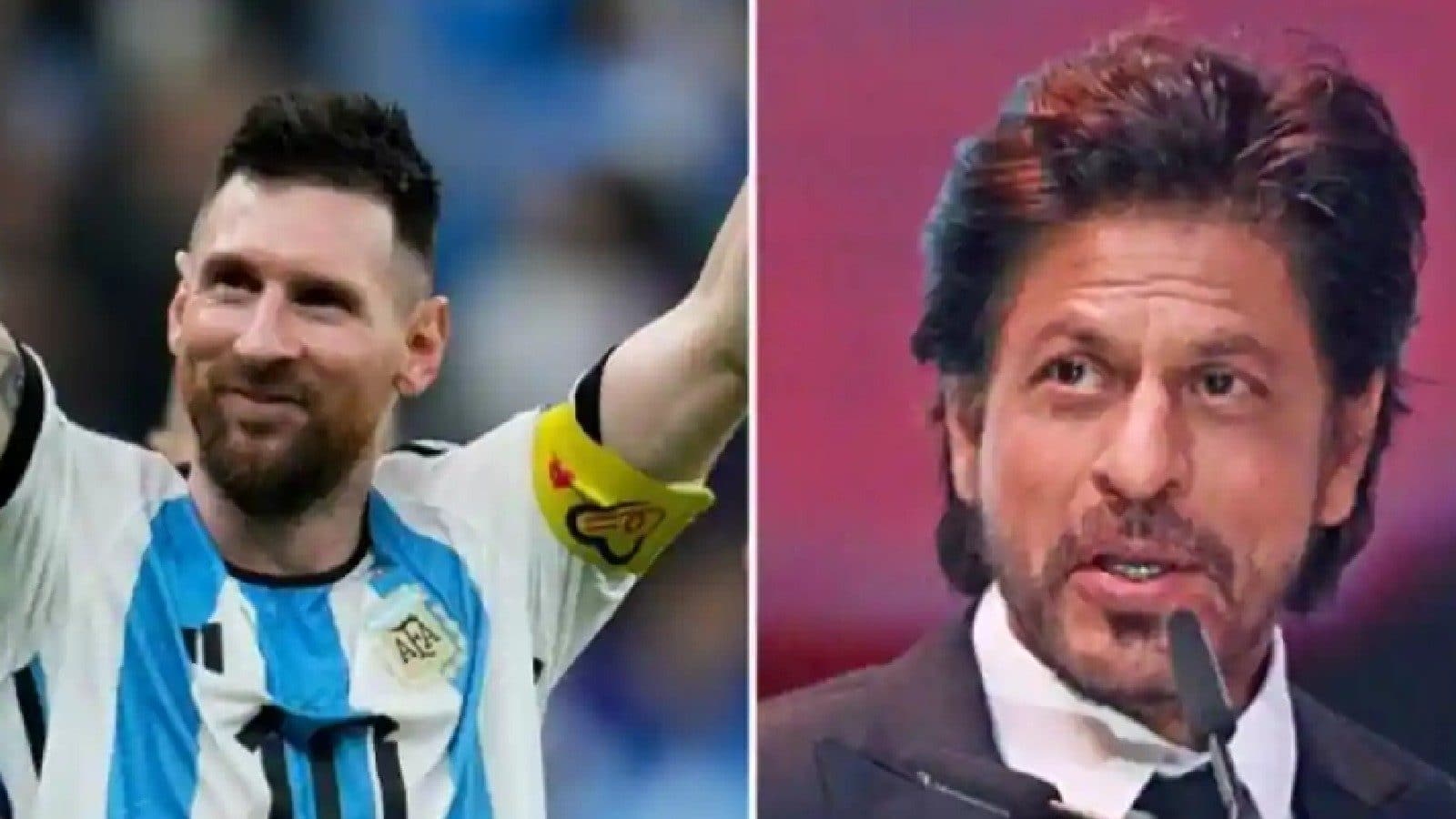 Shahrukh Khan supports Lionel Messi in world cup final, বিশ্বকাপ ...