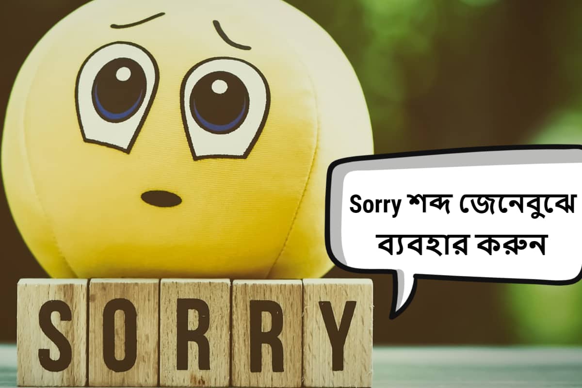 কোনও ভুল হলেই বারবার Sorry বলছেন! আদৌ কি ঠিক আপনি, জানুন এর সঠিক ...