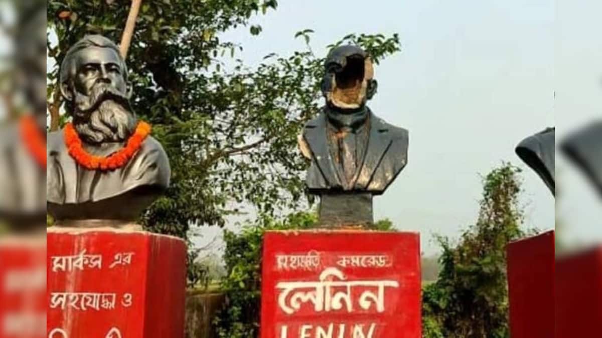 Lenin Statue Vandalism: মুখ ভাঙা হল লেনিন মূর্তির! CPIM-এর অভিযোগ কার ...