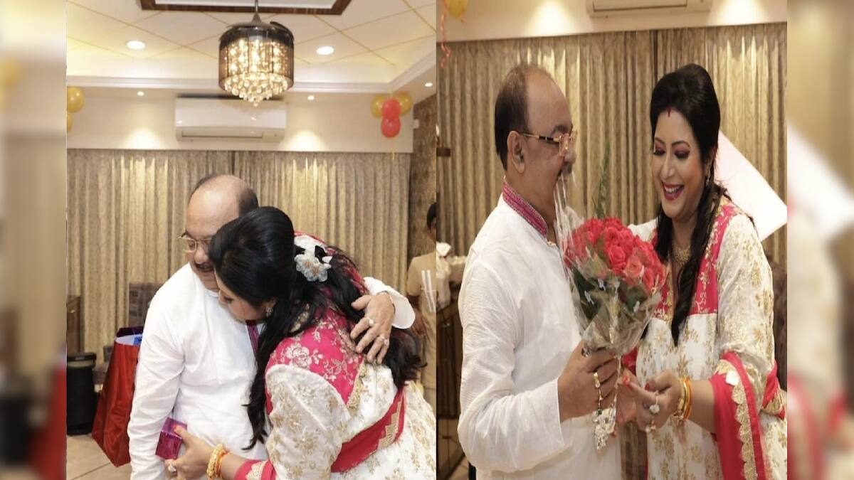 Baisakhi Banerjees birthday | কাছে টেনে জড়িয়ে নিলেন শোভন, বৈশাখীকে কী কী উপহারে ভরিয়ে দিলেন ...