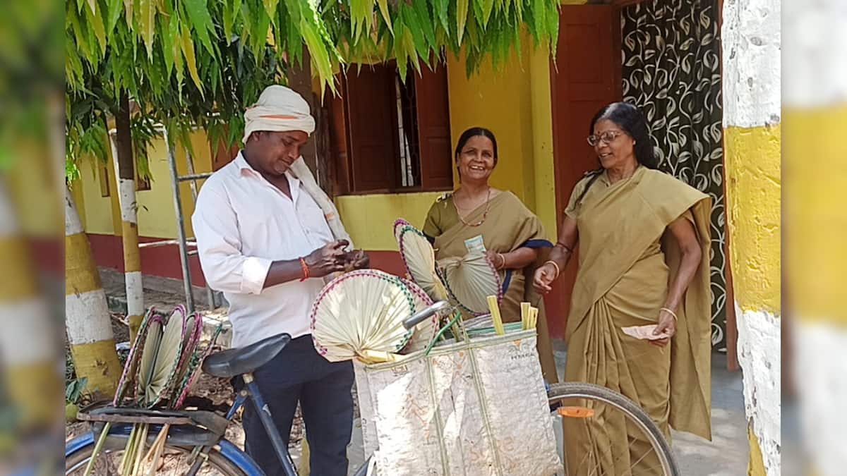 West Midnapore News: এসি-ফ্যানের দাপটে হারিয়েছে তালপাতার পাখা, এক ...