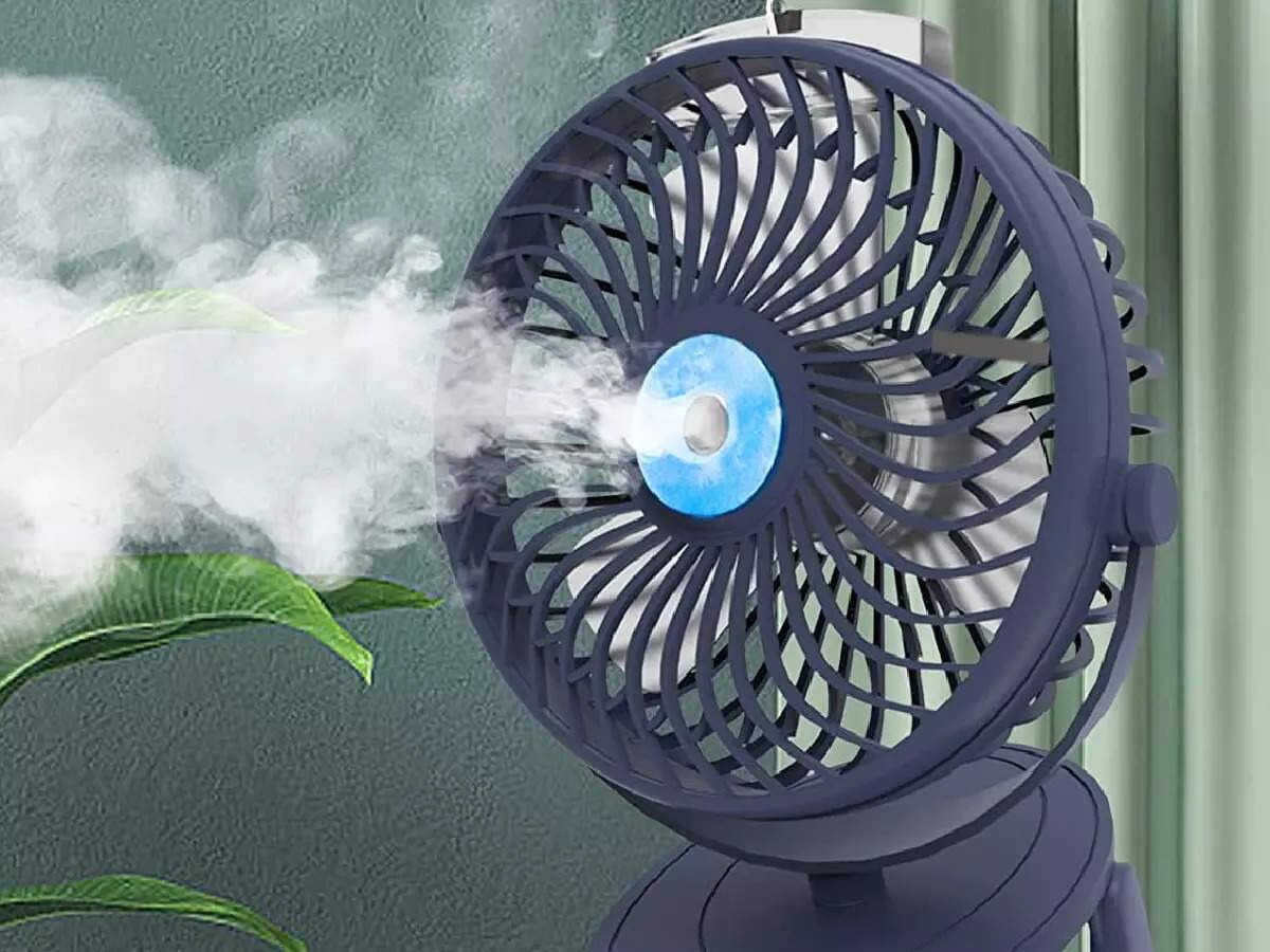 Water Sprinkler Fan: ছাড়ুন এসি-কুলার...! গরমে বাড়িতে আনুন এই ...