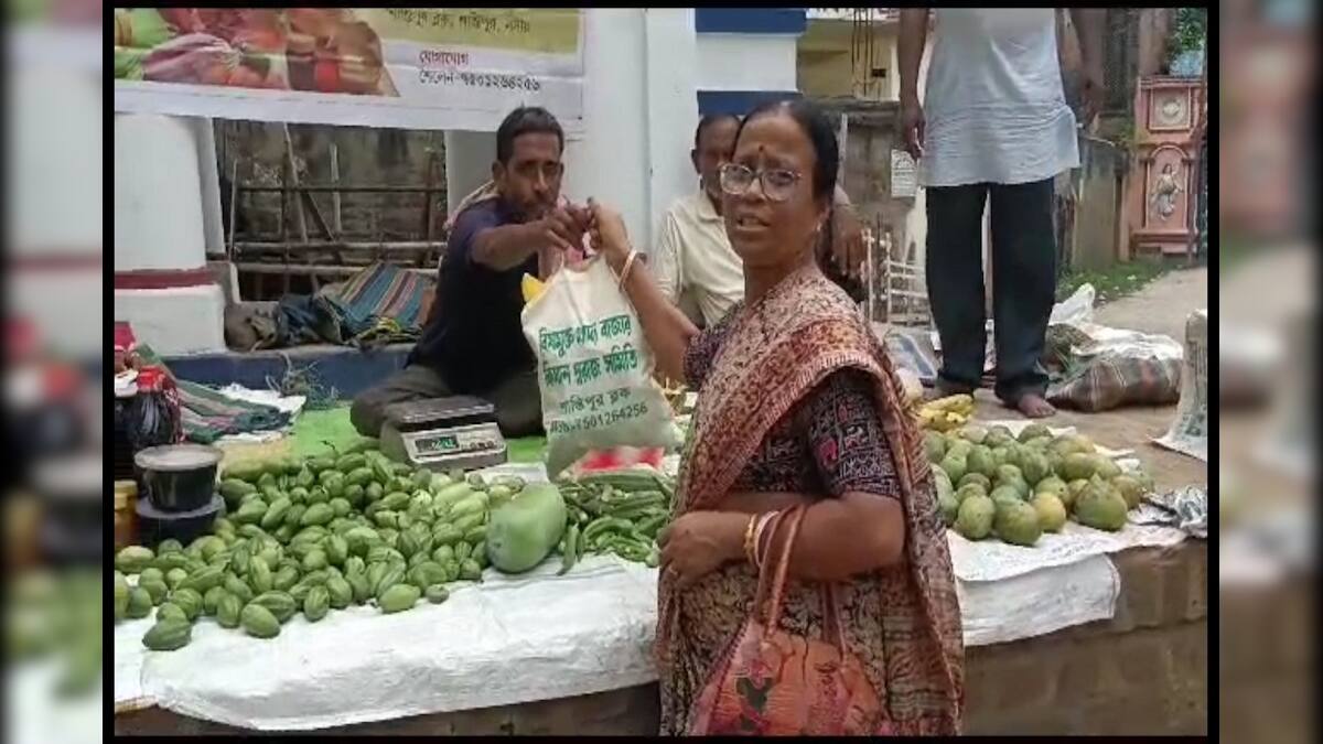 Organic vegetable market has been going on for five years longin ...