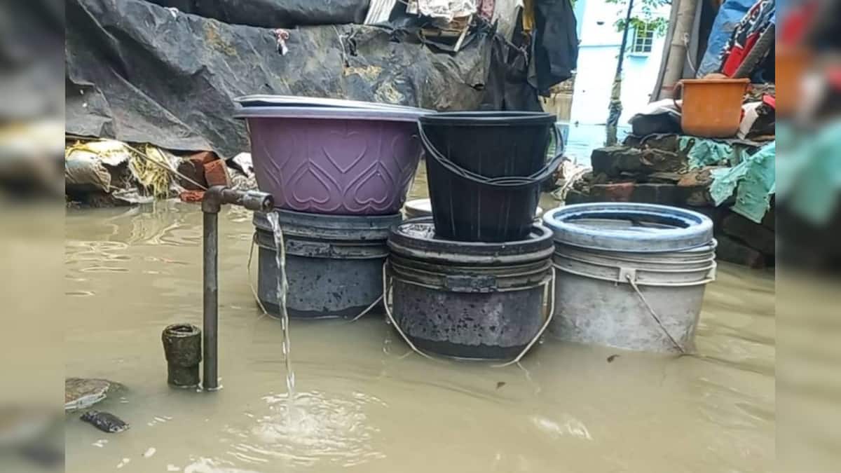 Bardhaman Waterlogging many parts of the city get waterlogged as banka ...