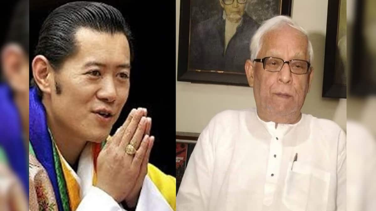 king of bhutan sent flowers to Buddhadeb Bhattacharya, বুদ্ধদেব ভট্টাচার্যের সঙ্গে দেখা করতে ...