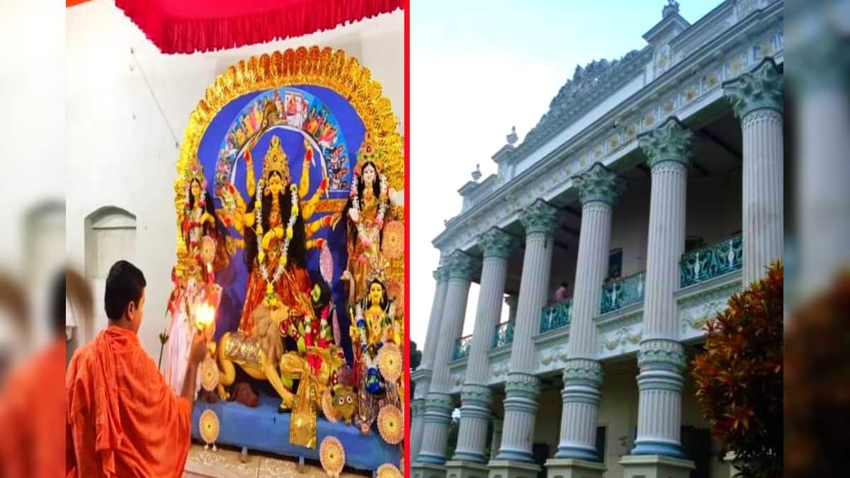 312 years old Puja of Gobardanga zamindar house | গোবরডাঙ্গা জমিদার ...