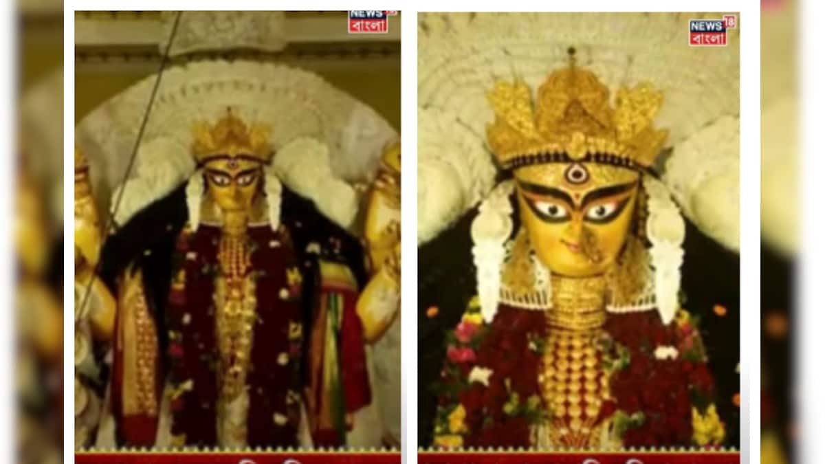 কৃষ্ণনগরে বিখ্যাত বুড়িমার পুজো! দেখুন ভিডিও Maa Jagadhatri is ...