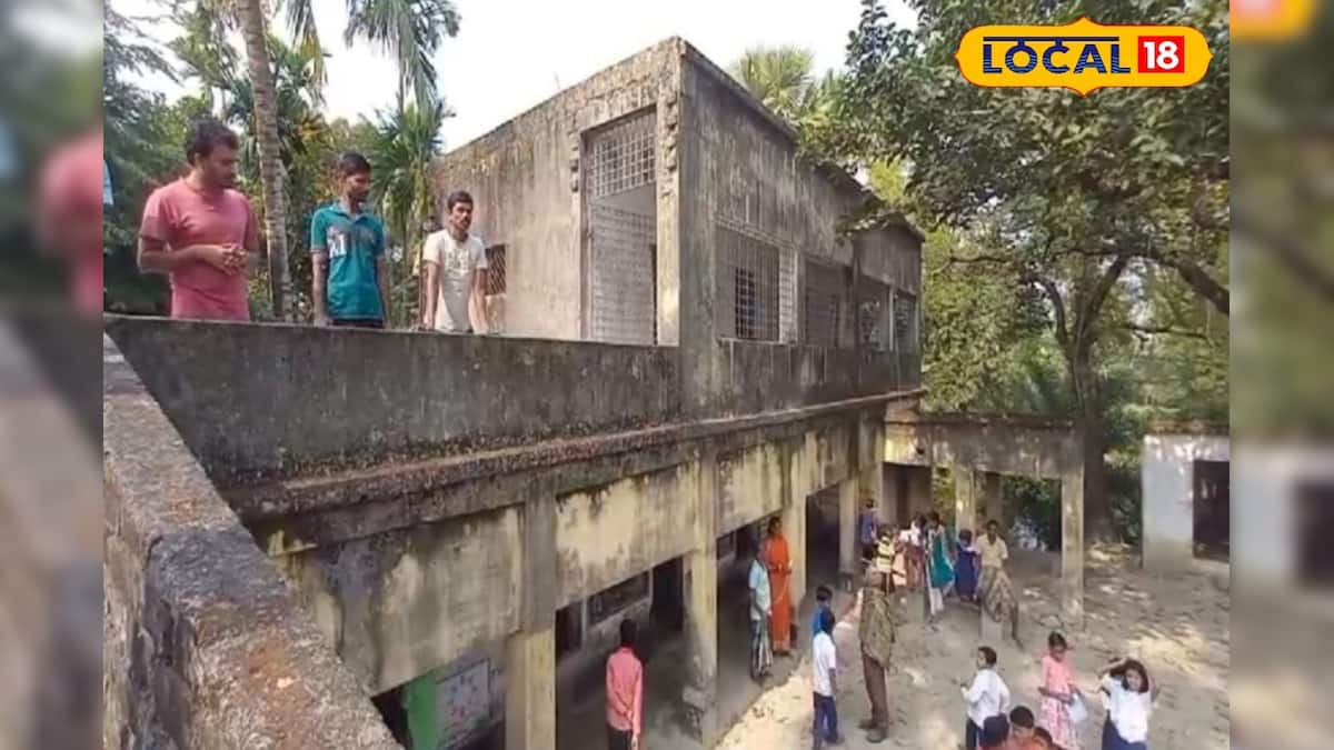 The school building in Jayanagar is like a ghost house, the teacher's ...