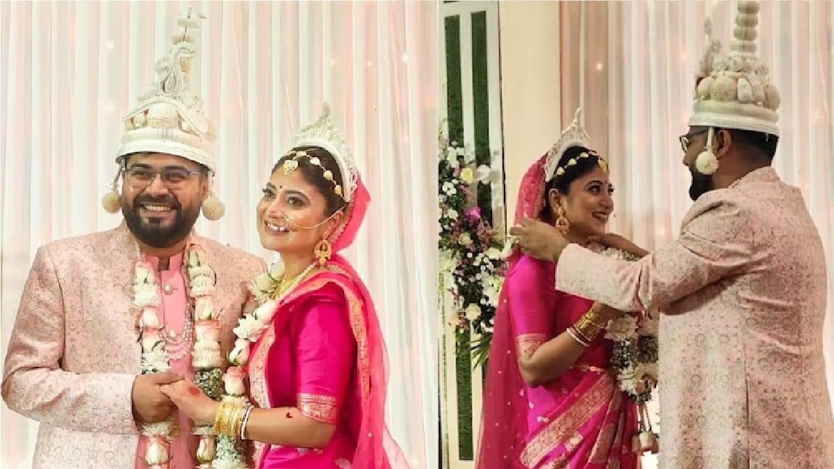 Sandipta-Soumya Wedding: কড়াইশুঁটির কচুরি থেকে পোলাও-মাটন, মাখা সন্দেশ ...