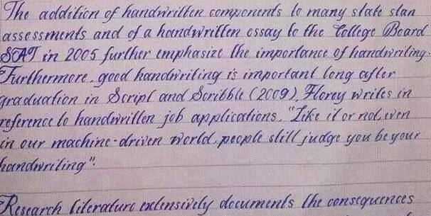 World Best Handwriting: লেখা তো নয় যেন ছাপার অক্ষর ! বিশ্বের সবথেকে ...