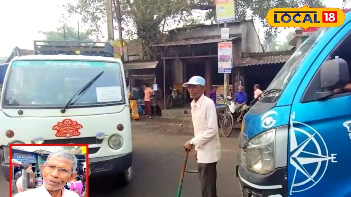 ৭৭ বছর বয়সে ট্রাফিকের দায়িত্ব সামলে জনপ্রিয় হয়ে উঠেছেন রবীন্দ্রনাথ ...