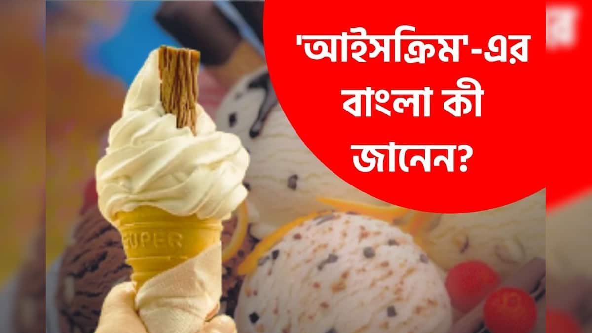 Ice cream: 'আইসক্রিম' তো খান, এর বাংলা কী বলুন তো? আপনি কি জানেন? ৯৯ ...
