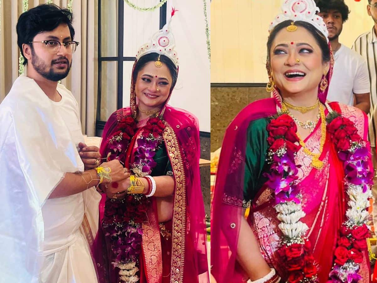 Rupanjana Mitra : ছেলে রিয়ানকে কোলে নিয়েই বিয়ে সারলেন অভিনেত্রী ...