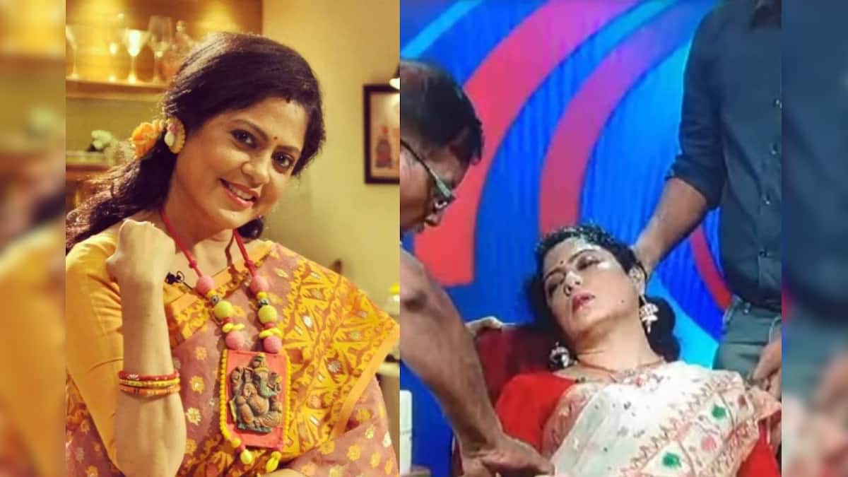 Doordarshan Lopamudra Sinha: লাইভ নিউজের মাঝেই জ্ঞান হারিয়ে লুটিয়ে ...