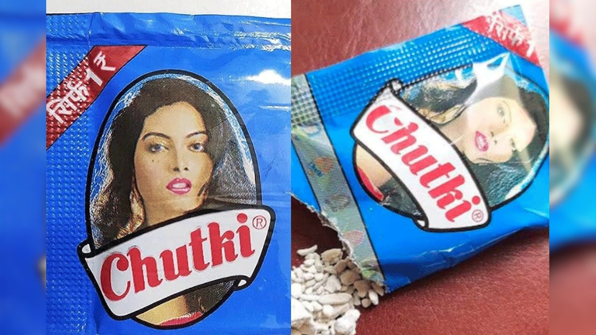 know this woman who's picture shown in chutki mouth freshener blue ...