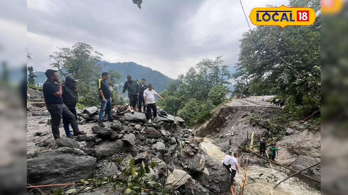 Sikkim Rain Landslide Update টানা বৃষ্টিতে ফের ধস, বাড়ছে তিস্তার জল ...