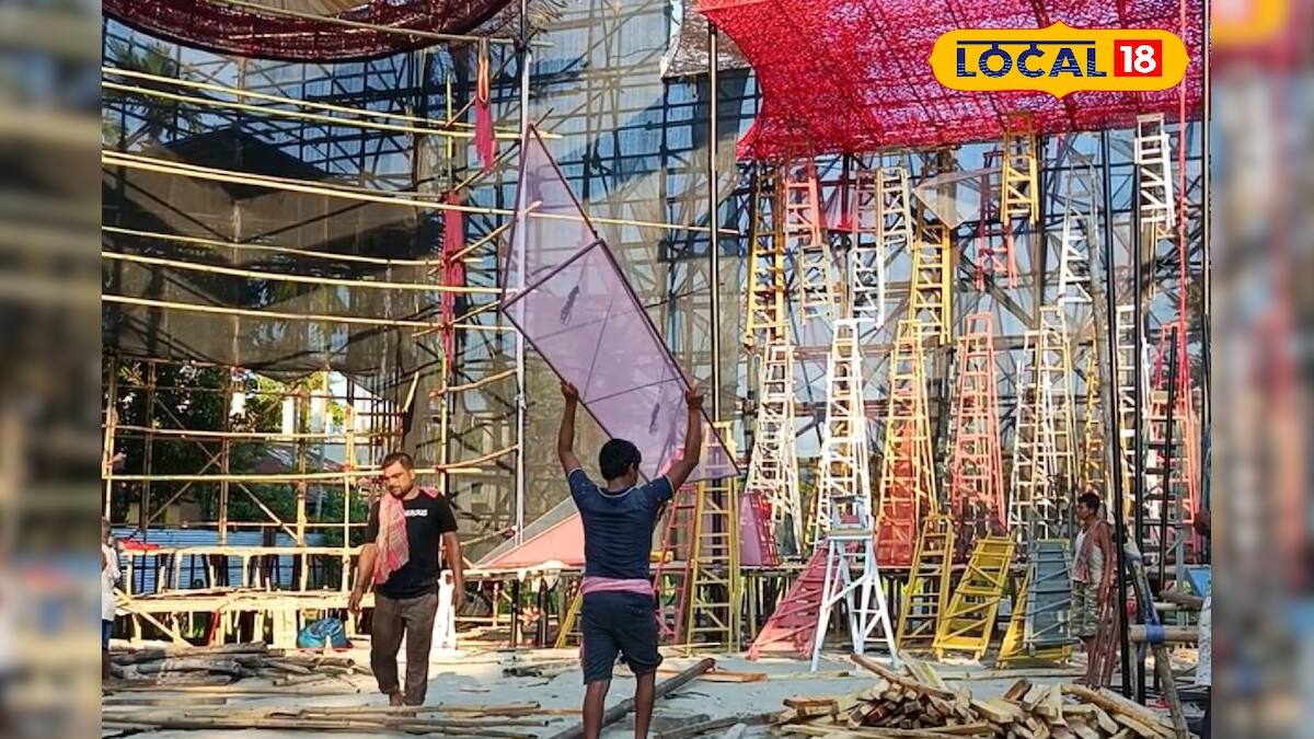 District Durga Puja 2024 surprise puja theme run of Cooch Behar ...