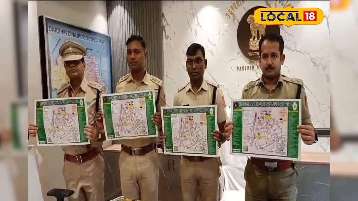 The puja guide map has been released to see puja without traffic ...