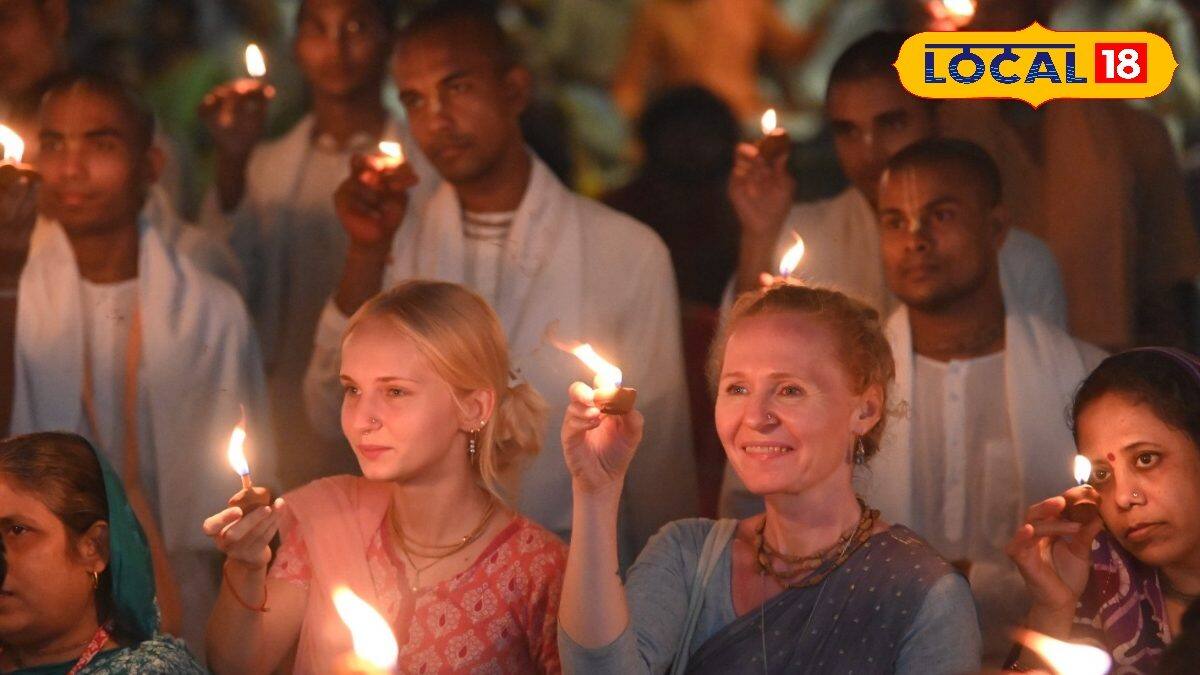 Mayapur ISKCON: শতাধিক ভক্তদের প্রদীপের আলোয় দীপাবলির আগেই আলোকিত ইসকন ...
