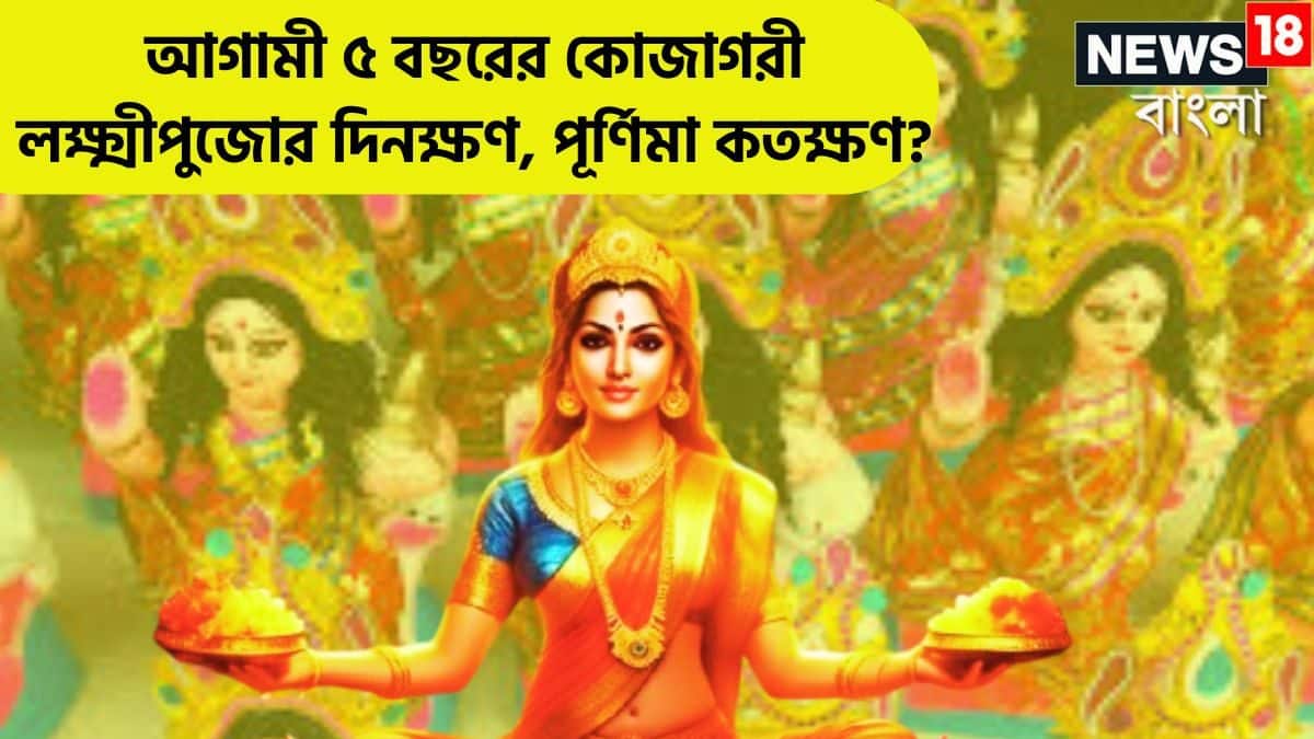 2025-2029 Kojagori Lakshmi Puja Schedule: ২০২৫ থেকে ২০২৯ আগামী পাঁচ ...
