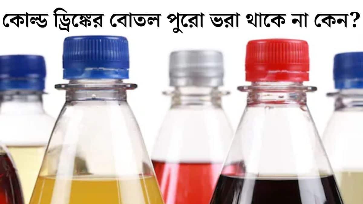 GK: কোল্ড ড্রিঙ্কের বোতল কখনও পুরো ভরা থাকে না কেন বলুন তো? ঠকানো হচ্ছে ...