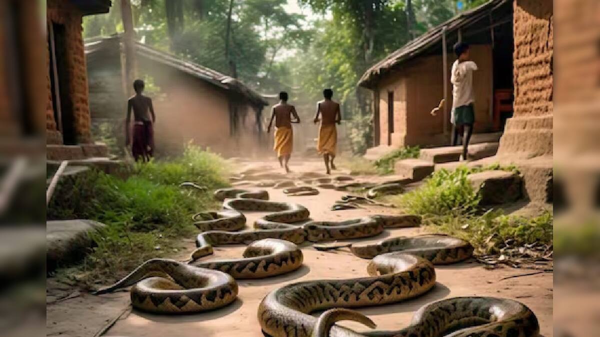 Snake: চারদিকে 'হিসহিস'...পা ফেললেই ছোবল! মানুষ পালাচ্ছে, সাপেদেরই হয়ে ...