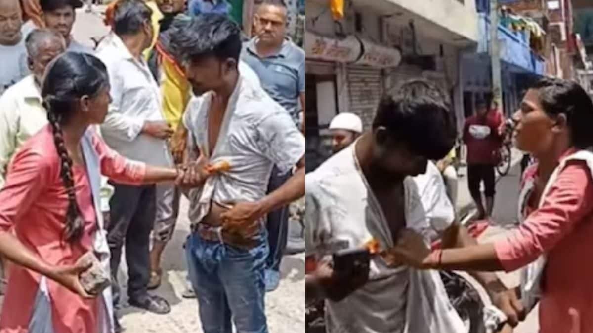 Student Beats Driver Viral Video: খোলা রাস্তায় ছাত্রীর হাতে ...