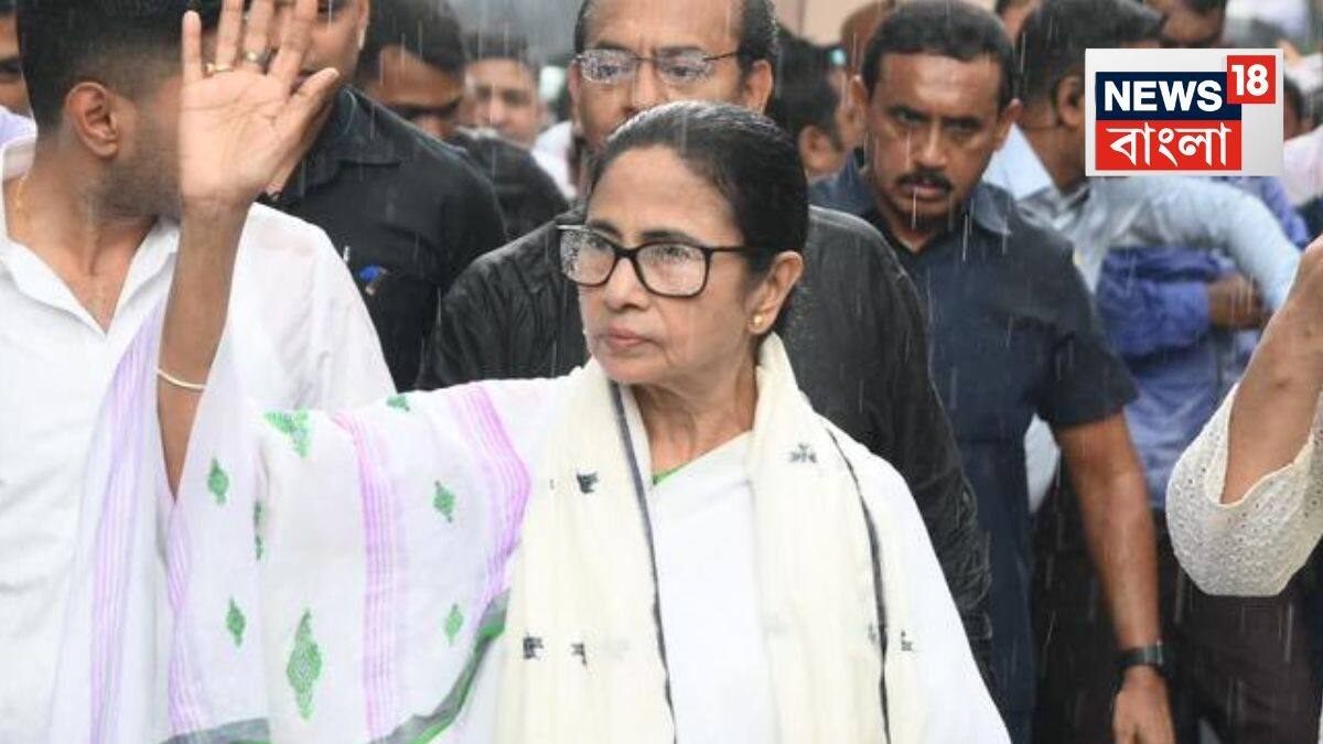 Mamata Banerjee: Mamata Banerjee: চশমায় জমে বিন্দু বিন্দু জল,বৃষ্টি ...