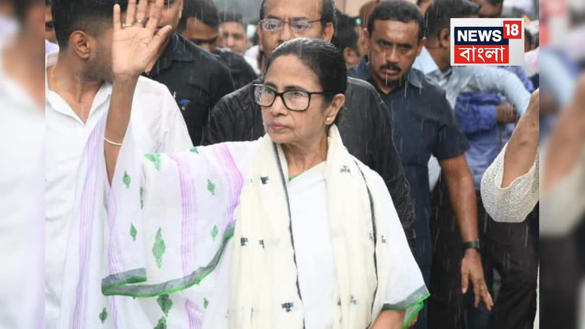 Mamata Banerjee: Mamata Banerjee: চশমায় জমে বিন্দু বিন্দু জল,বৃষ্টি ...
