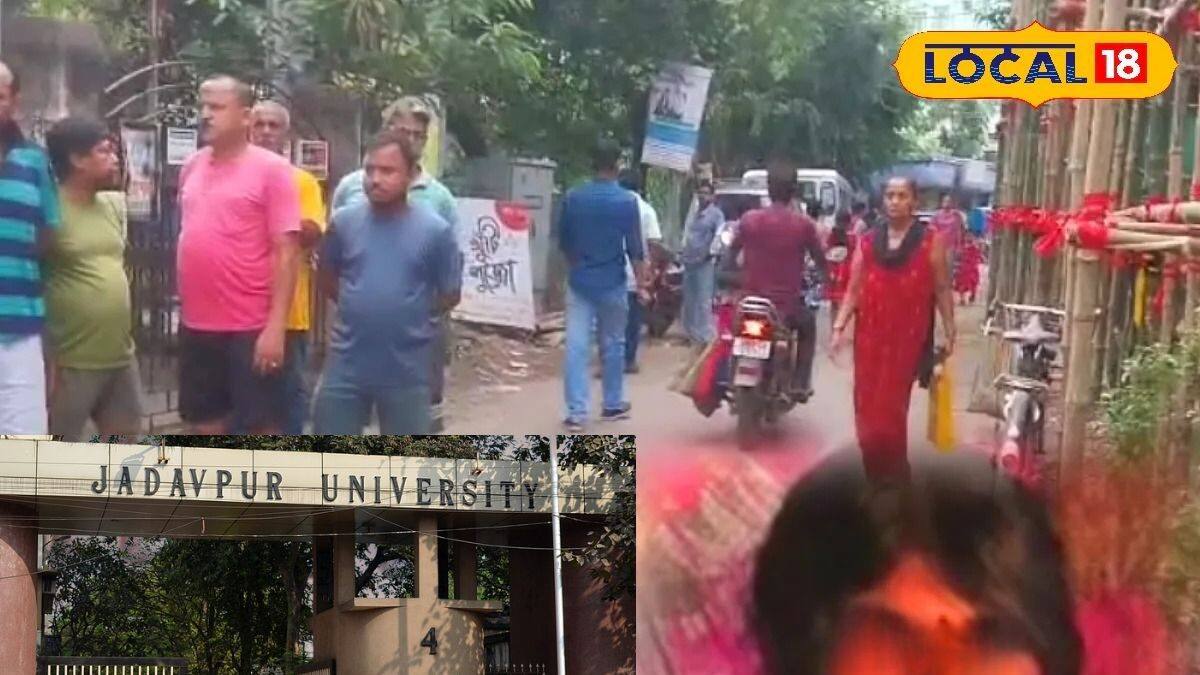 JU Student Death: বাড়ির সামনেই দুর্গাপুজোর প্যান্ডেলে তখন চলছিল কাজ ...