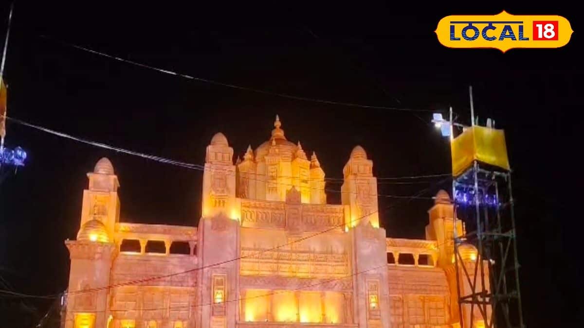 Durga Puja 2025: ক্যানিংয়ের মণ্ডপে প্রস্তুত অভিনব লেজার শো! কলকাতা ...