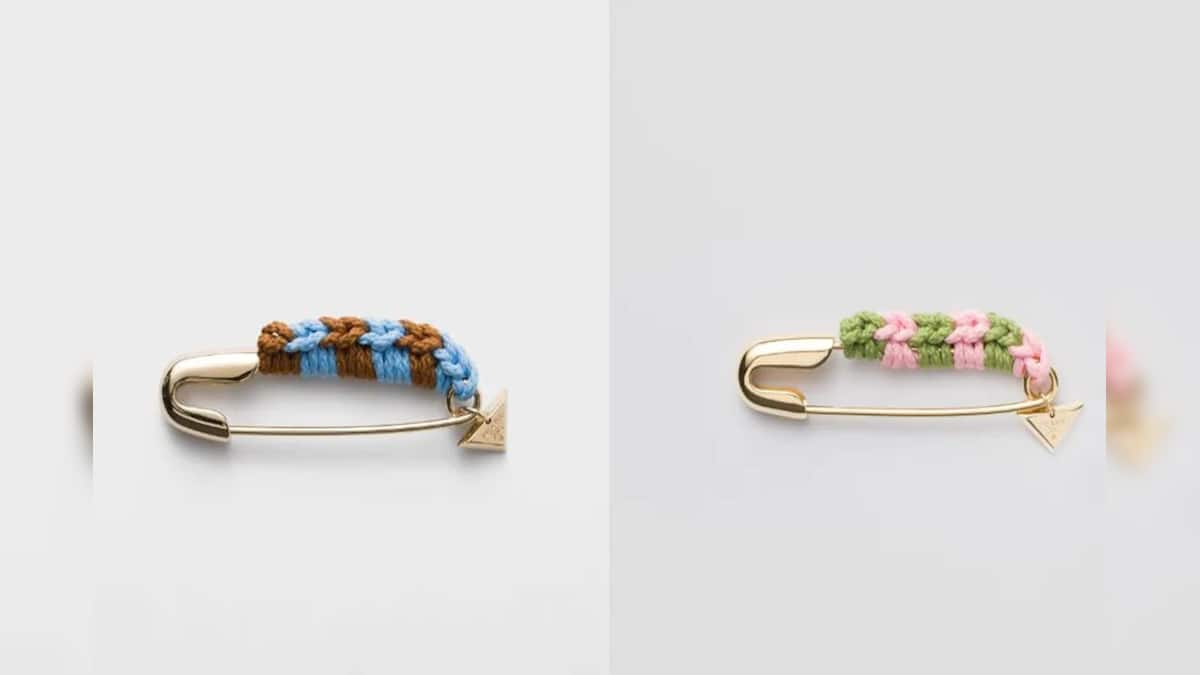 Prada Unveils New ₹69,000 Metal Safety Pin: ব্রোচের মতোই দামি ! ৬৯,০০০ ...