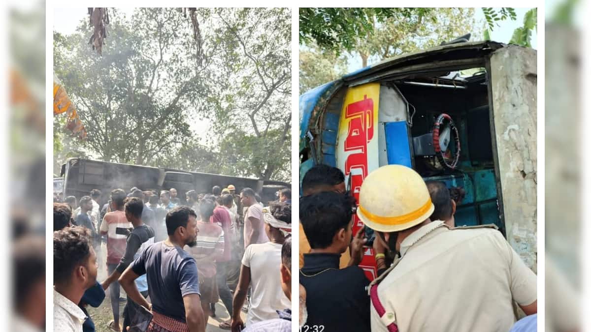 Nadia Bus Accident: বেপরোয়া গতিতে রেষারেষি, করিমপুরে ভয়াবহ বাস ...