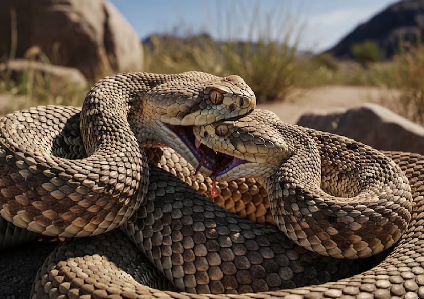 what happens when a venomous snake bites another venomous snake ...