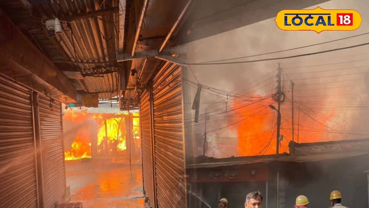 Devastating fire breaks out in area adjacent to Madhyamgram station ...